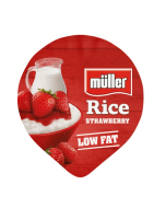 Muller Thick and Creamy Assorted Strawberry and Toffee Yoghurt (12x110g ...