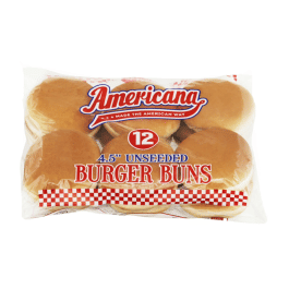 Americana Unseeded Burger Bun 4.5Inch (1x48) | Henderson's Foodservice ...