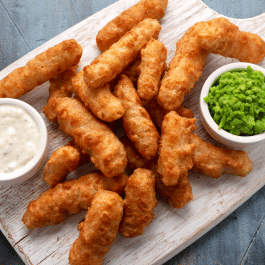 Sheltie Battered Cod Goujons (5x1kg) | Henderson's Foodservice, Ireland