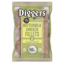 Diggers Buttermilk Chicken Fillets (5x1kg) | Henderson's Foodservice ...