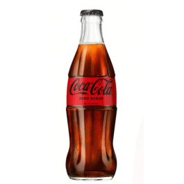 Coca-Cola Zero Sugar Glass Bottles (24x330ml) | Henderson's Foodservice ...