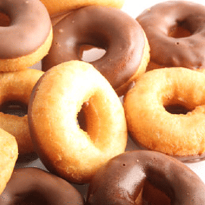 Country Style Kitchen Chocolate Topped Mini Ring Doughnuts (340x16g ...