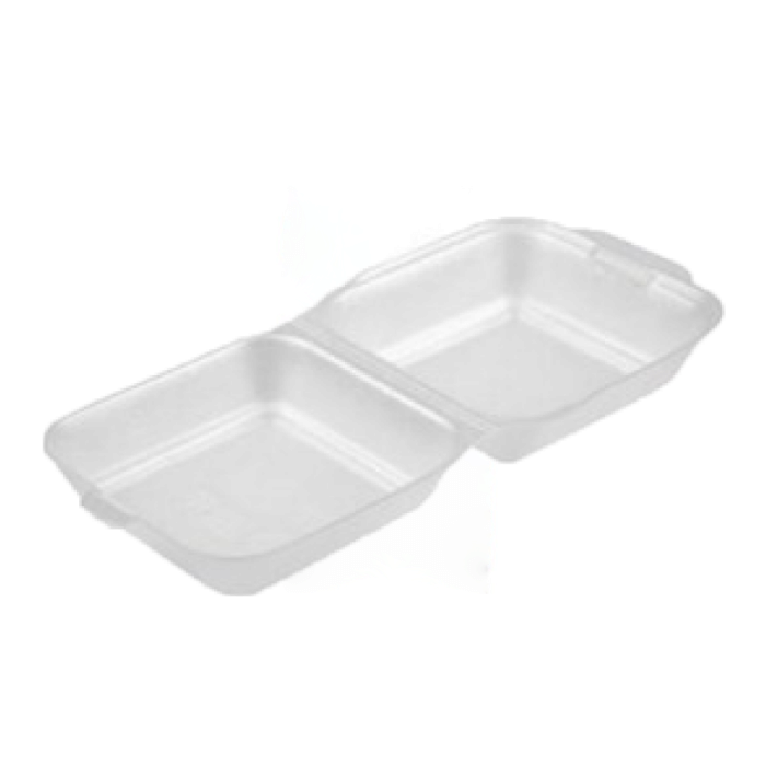HP4 White Infinity Takeaway Box (1x150) | Henderson's Foodservice, Ireland