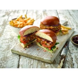 Daloon Foods Simply Meat Free Spicy Bean Burger (24x113g) | Henderson's ...
