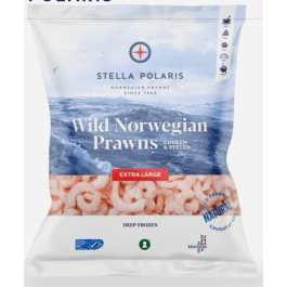 Stella Polaris MSC North Atlantic Cooked & Peeled Prawns (100/200) (4x2 ...