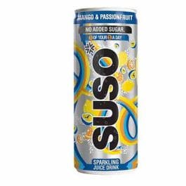 Suso Mango and Passionfruit Cans (24x250ml) | Henderson's Foodservice ...