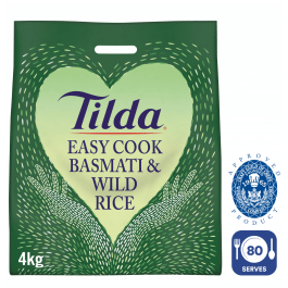 Tilda Easy Cook Basmati And Wild Rice (1x4kg) | Henderson's Foodservice ...