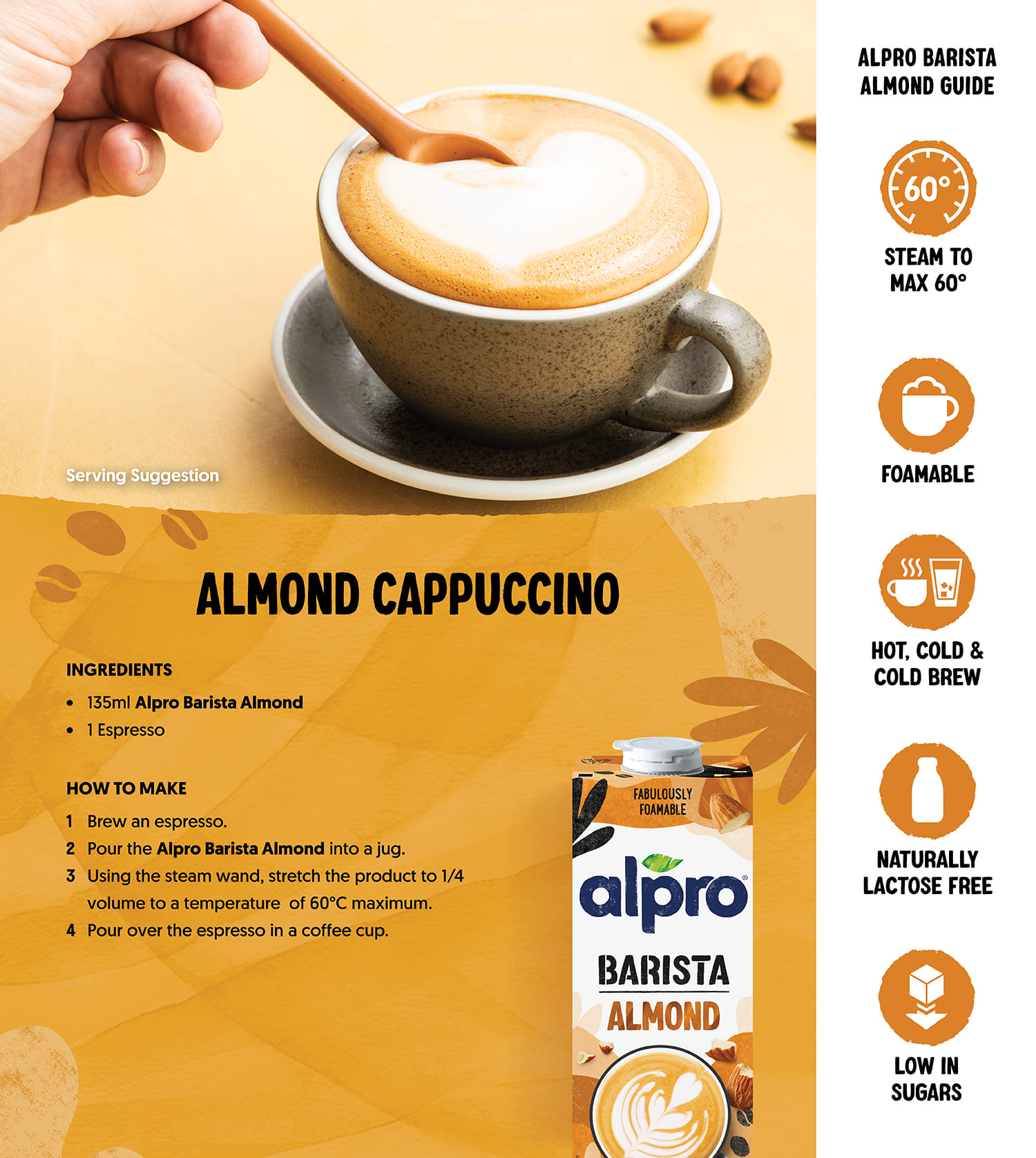 Alpro Barista Range Recipes | Henderson's Foodservice, Ireland