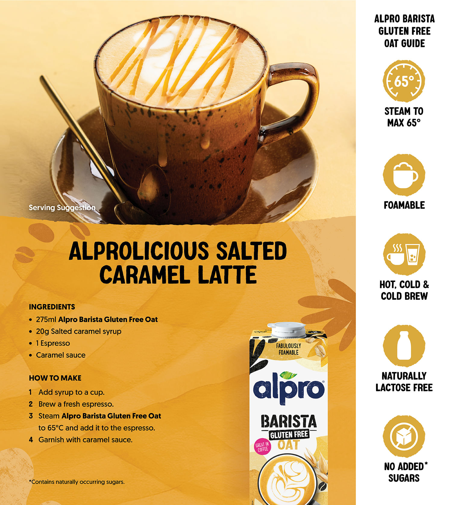 Alpro Barista Range Recipes | Henderson's Foodservice, Ireland